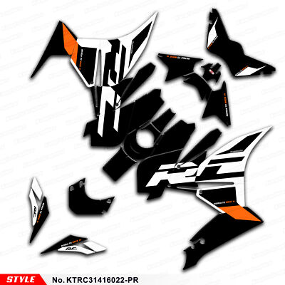 Motorcycle Custom Decals Graphics for RC 125 200 250 390 RC390 2014 ...