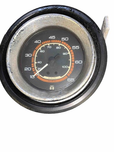 Teleflex Gauge Speedometer 0-65 Mph Vintage Chrome Bezel | eBay