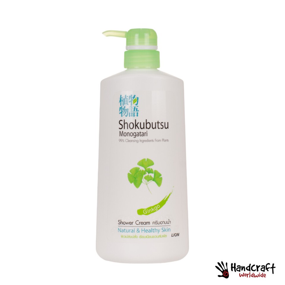 2 x SHOKUBUTSU MONOGATARI Shower Cream Cleansing Body Nourished Ginko ...