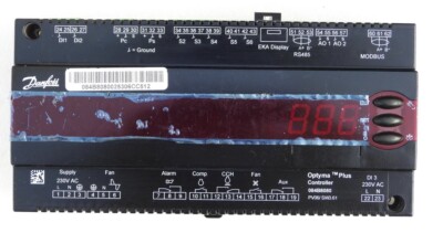 DANFOSS OPTYMA PLUS CONTROLLER DIGITAL PANEL MODEL 084B8080 PV06/SW3.61 ...
