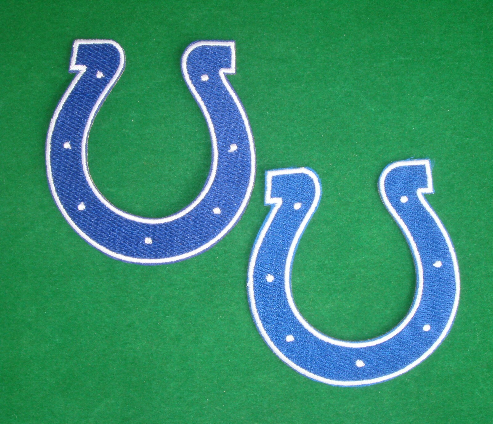LOTS 2pcs Indianapolis Colts Iron On Embroidered Badge Patch Applique 3 ...