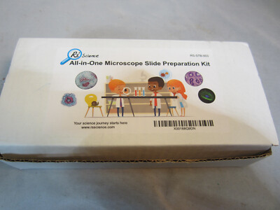 Home School R's Science All In One Microscope Slide Prep Kit & 48 ...