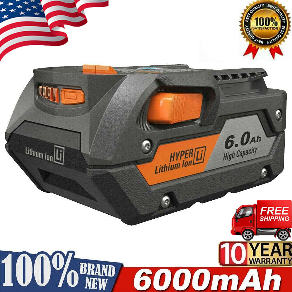 New 18 Volt Hyper Lithium Battery For Ridgid 18V R840087 R840085 Rigid ...