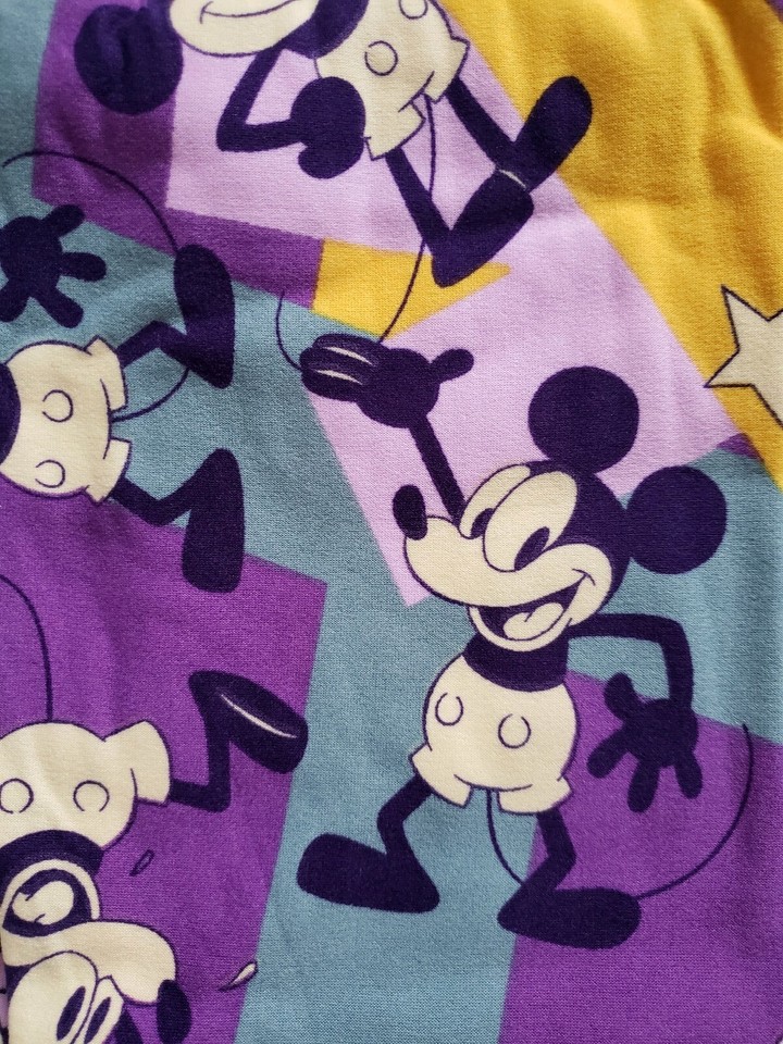 Lularoe Disney Mickey Tween Leggings Vintage 1920s Mouse Green Purple ...