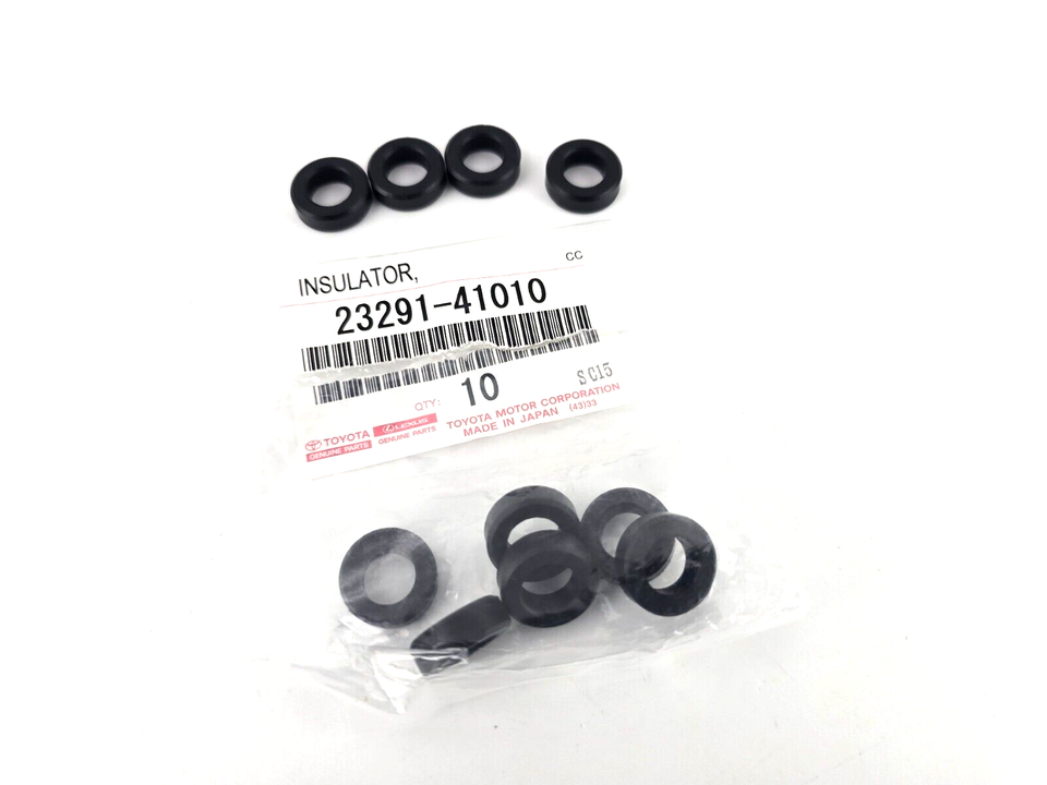 Toyota Lexus Genuine Fuel Injector Seal Kit (x4) 1979-2013 23291-41010 ...