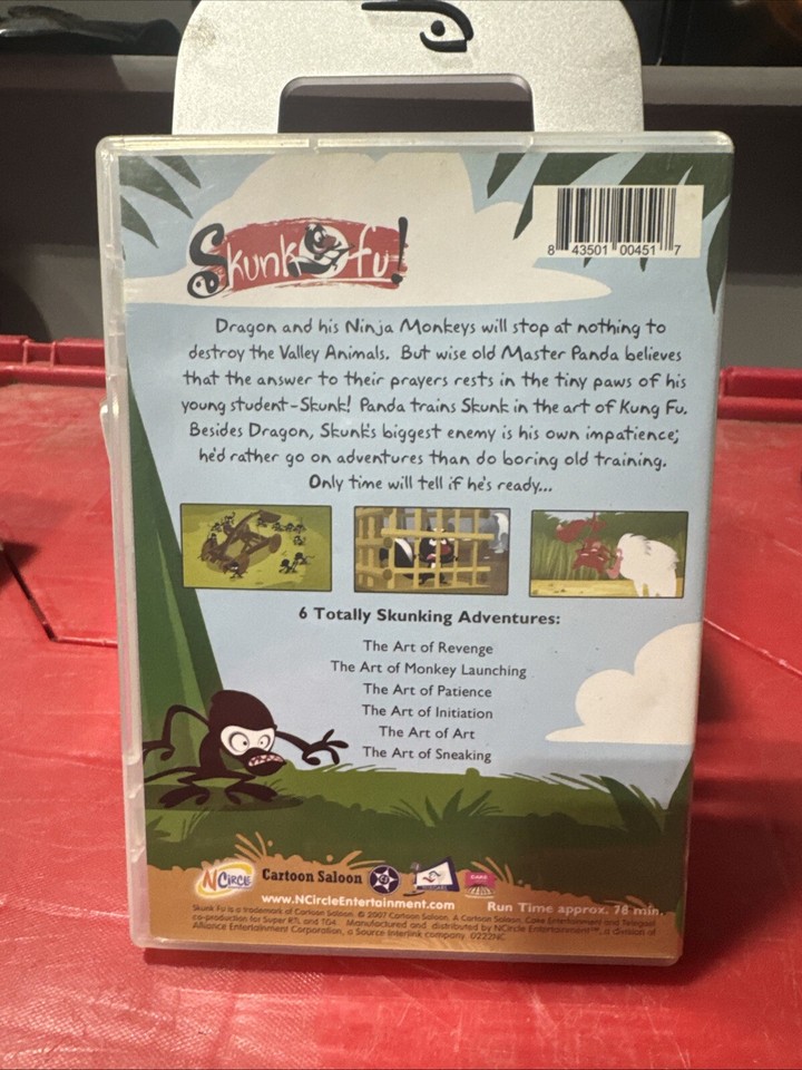 SKUNK FU: THE ART OF MONKEY LAUNCHING / DVD Children's Movie Kids ...
