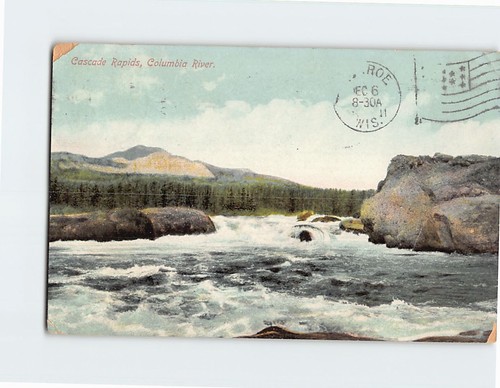 Postcard Cascade Rapids Columbia River USA North America | eBay
