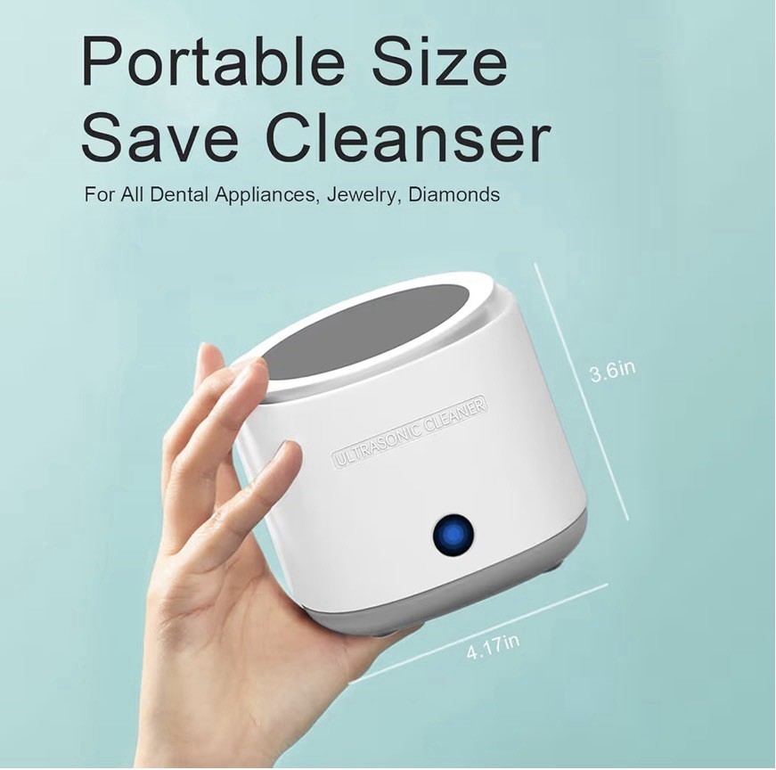 Dental Ultrasonic Cleaner for Dentures Retainer Mouth Guard Aligner etc ...