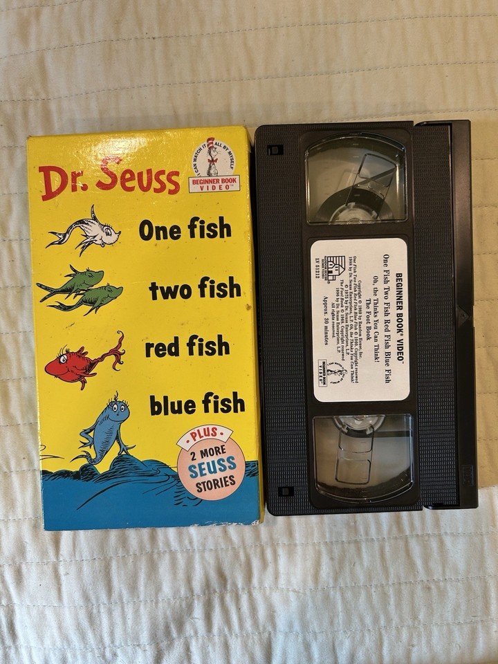 Dr.Seuss One Fish, Two Fish, Red Fish, Blue Fish VHS Tape | eBay