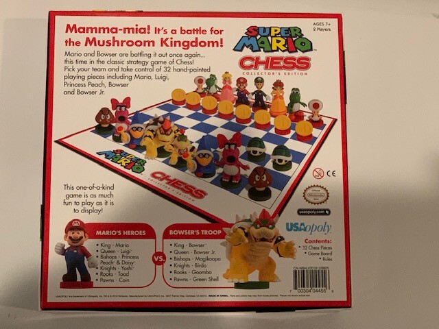 SUPER MARIO BROS. CHESS SET COLLECTOR'S EDITION NINTENDO | eBay