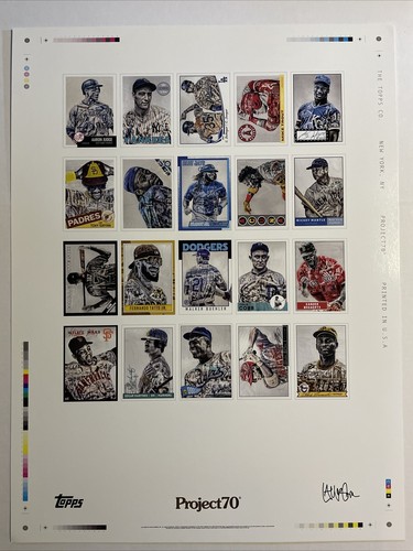 Topps Project 70 Lauren Taylor Gold Stamped Limited Ed. 18X24 Poster | eBay