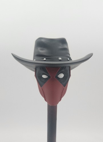 Marvel Legends Custom Cowboy Deadpool Head 1/12 Scale Painted | eBay