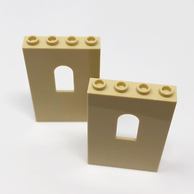 60808 LEGO Parts Panel 1x4x5 w/ Window TAN (2) | eBay