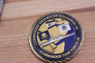 Commander Destroyer Squadron 50 Commander Task Force 55 Commemorative ...