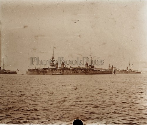 Toulon La Rade Ship Military France Plate M16 Stereo Vintage Positive ...