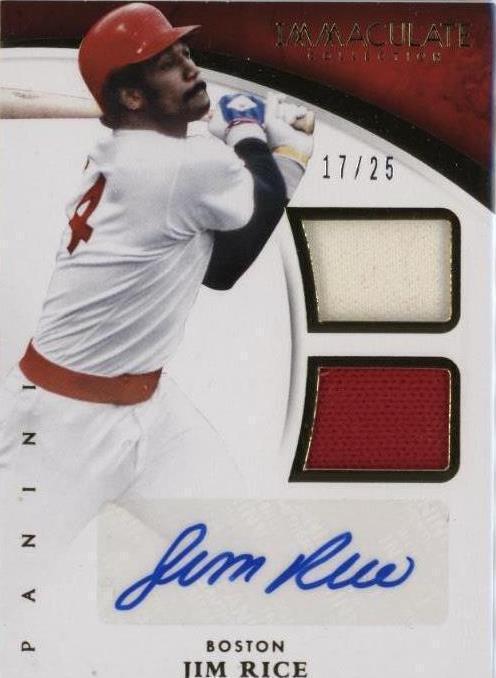 2015 Panini Immaculate Collection - Immaculate Auto Dual Materials Jim ...
