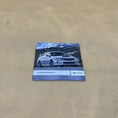 2011 SUBARU PRESS MEDIA KIT INFORMATION CD ROM IN STORAGE FOLDER | eBay