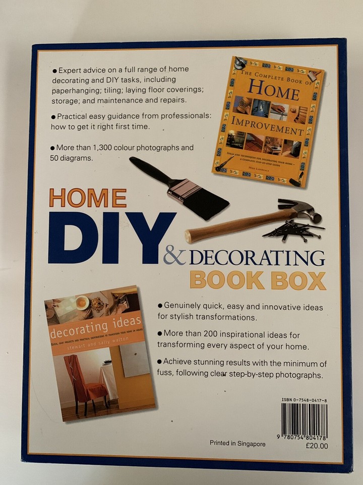 Home DIY and Decorating Book Box Hardback Book 9780754804178 | eBay