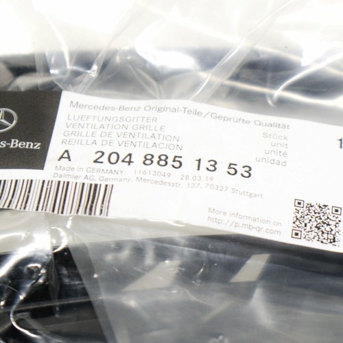 MB C-CLASS W204 FRONT BUMPER AMG LEFT LOWER GRILLE A2048851353 2010OEM ...