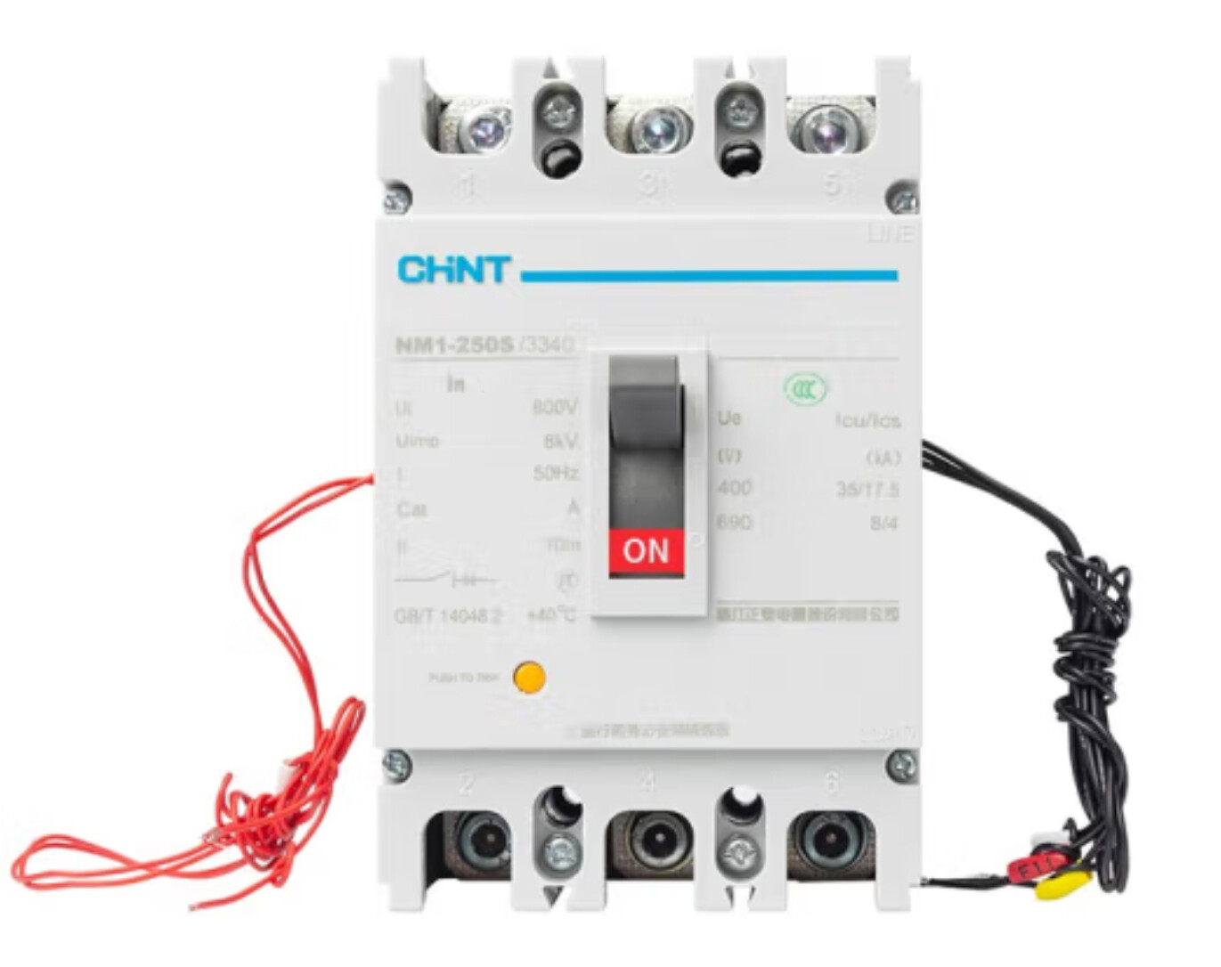 CHNT Circuit Breaker MCCB Auxiliary contact Shunt release NM1-630S/3340 ...