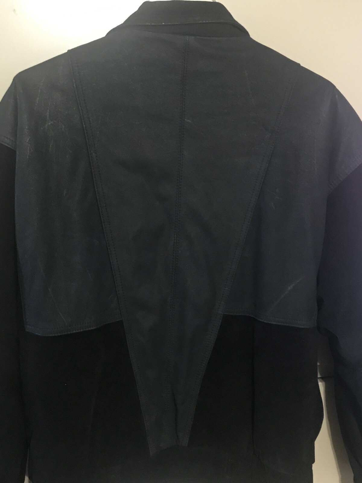 Men's GROUND ZERO Black Bomber Leather Jacket Coat - Size: Medium | eBay