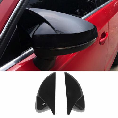 For Audi A3 S3 2014-2020 ABS Bright Black Rear View Side Mirror Cover ...