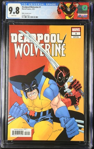 DEADPOOL WOLVERINE #1 MARVEL 2025 FRANK MILLER VARIANT CGC 9.8 NM ...