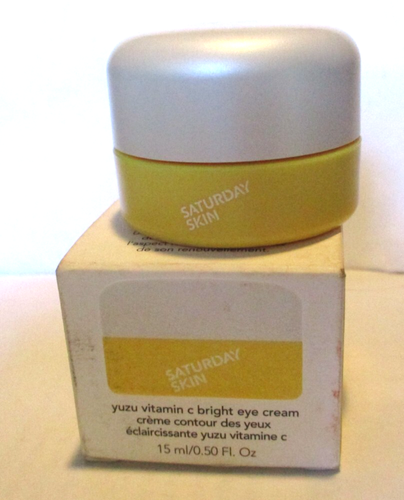 NEW Saturday Skin Yuzu Vitamin C Bright Eye Cream .50 oz Full Size ...