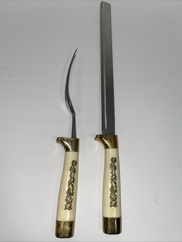 Vintage Armack Solingen Carving Stainless Steel Germany 1 Knife And ...