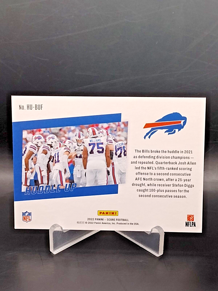 Bills Huddle Up #HU-BUF 2022 Panini Score Football Buffalo Bills | eBay