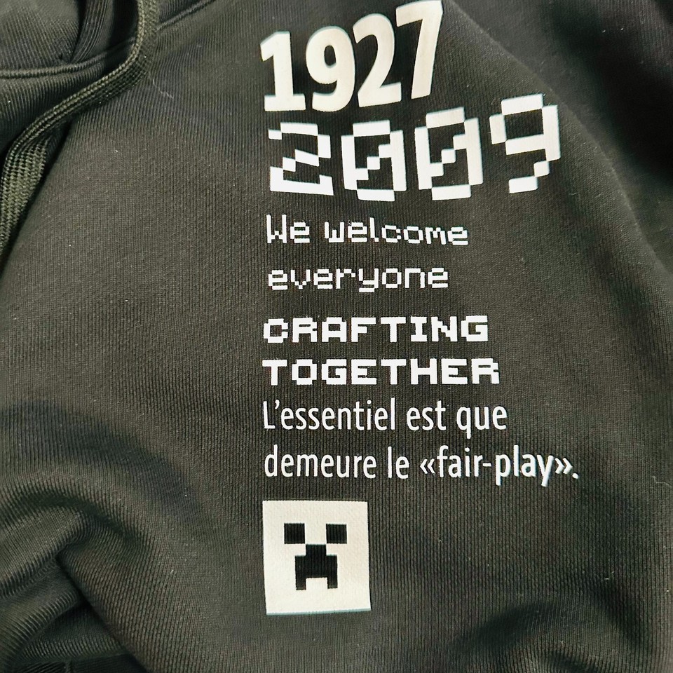 LACOSTE X MINECRAFT COLLAB ORGANIC COTTON OVERSIZED CROPPED HOODIE ...