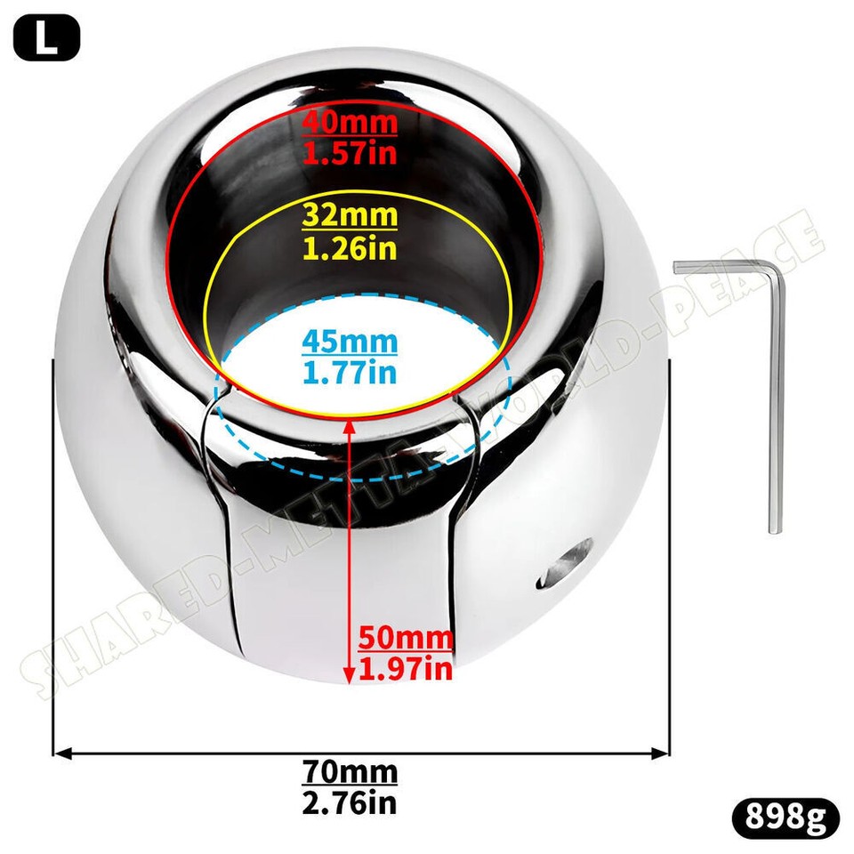 Testicle Advanced Rings Heavy Stainless Steel Peni Rings Enhancers ...