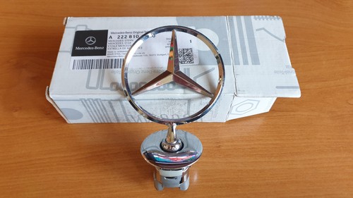 USED GENUINE MERCEDES BENZ BONNET STAR BADGE C S CLASS W205 W222 ...