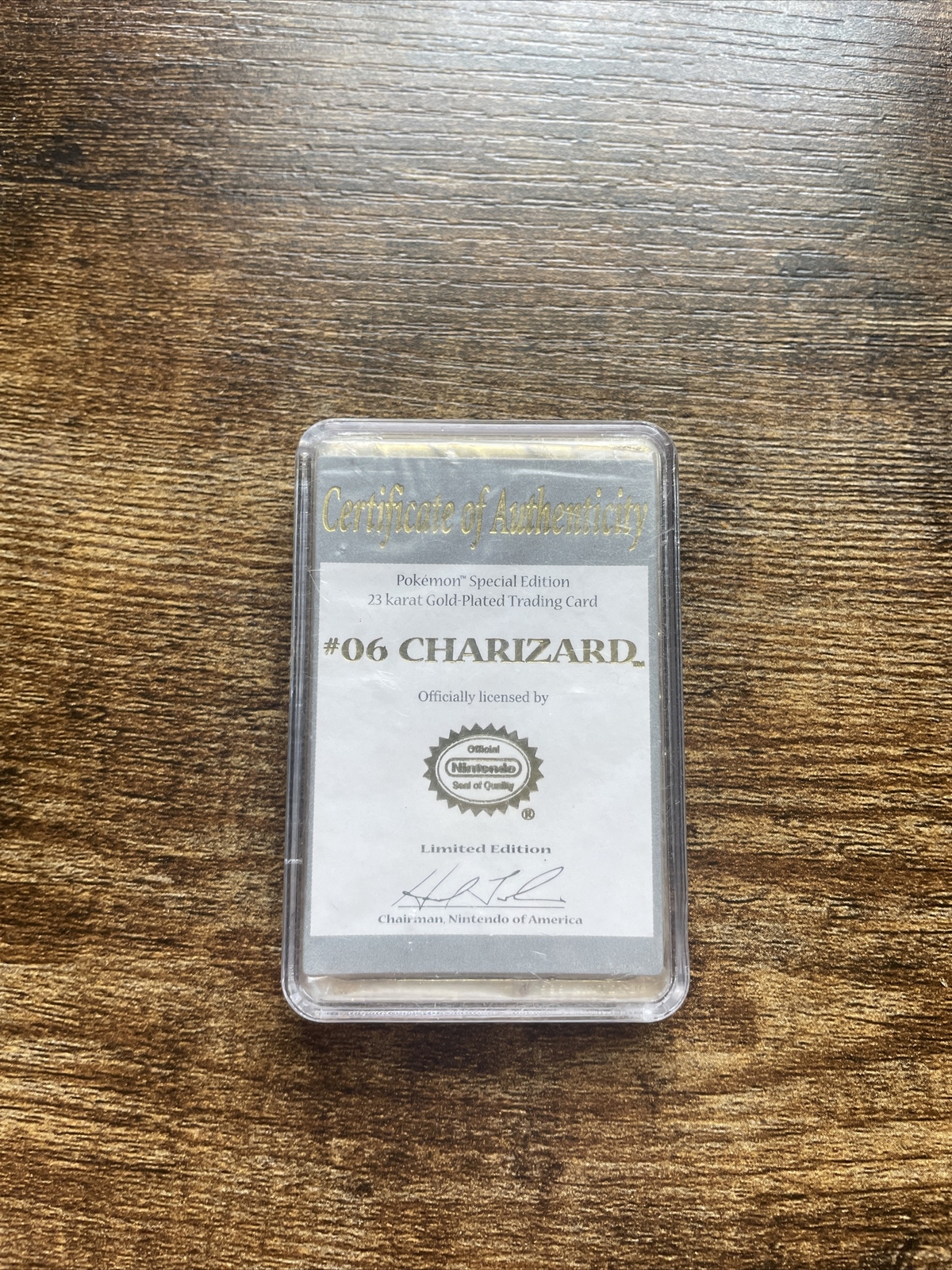 One 23k Burger King Gold-Plated Pokemon Card 1999 Nintendo COA ...