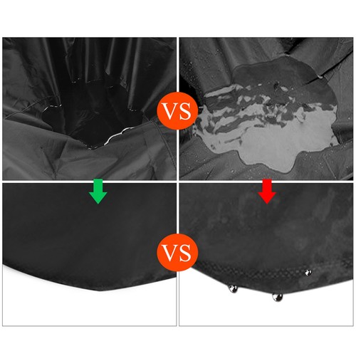 Piece of 1 190T Black Breathable Waterproof Car Cover w Mirror Pocket ...