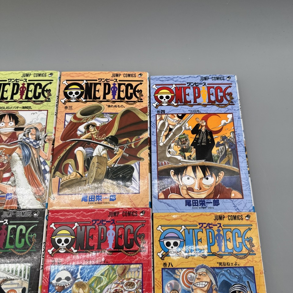 One Piece MANGA book lot volumes 1-10 Japanese Jump Comics | eBay