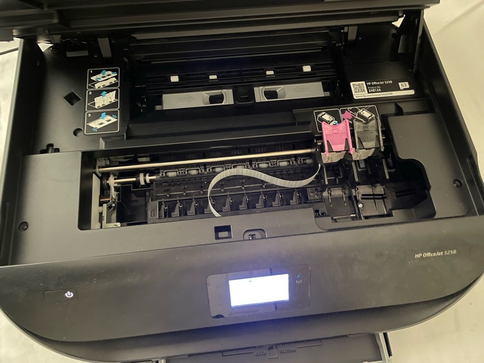 HP Officejet 5258 All In One Inkjet Printer /Copy /Scan /Print -working ...