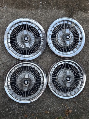 Buick Wire Wheel Hubcaps 15" 1963 - 67 Riviera Lesabre | eBay