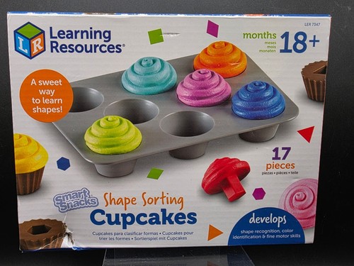 Learning Resources Smart Snacks Shape Sorting Cupcakes Educational Toy ...