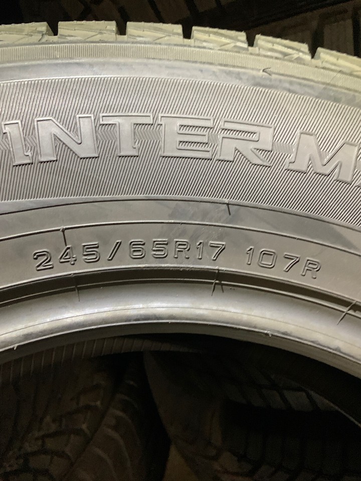 2 New 245 65 17 Dunlop Wintermaxx SJ8 Snow Tires | eBay