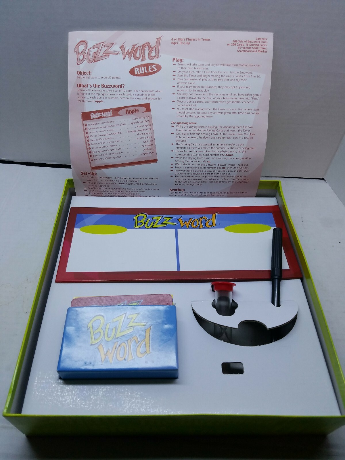 BUZZ WORD Board Game by Patch Complete | eBay
