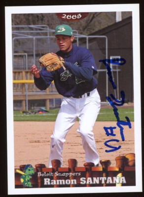 2008 Beloit Snappers RAMON SANTANA Signed Card autograph AUTO TWINS | eBay