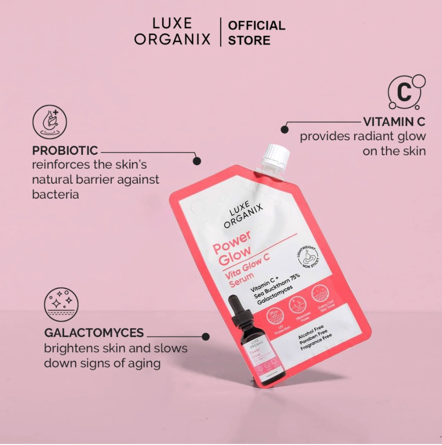 Luxe Organix Power Glow Vita Glow C Serum (7ml) | eBay