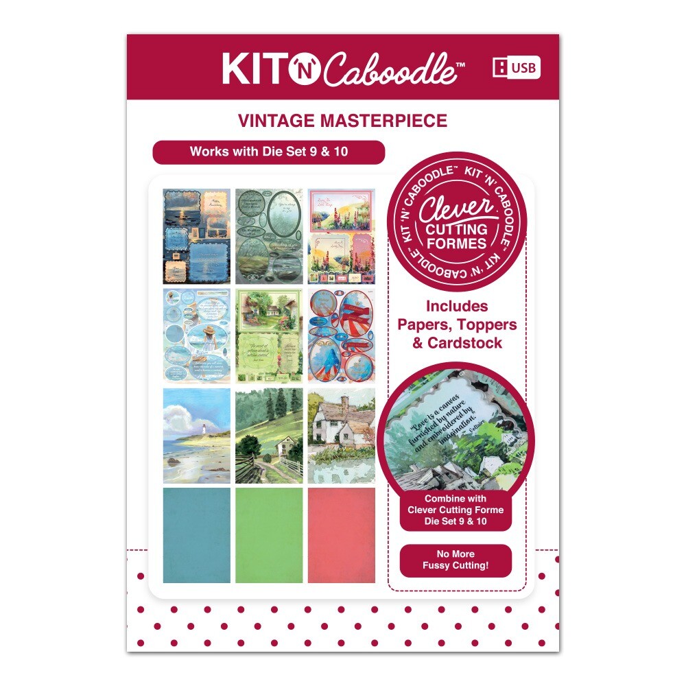 KIT N Caboodle - Vintage Masterpiece - USB - Crafting, Ideal Shopping ...