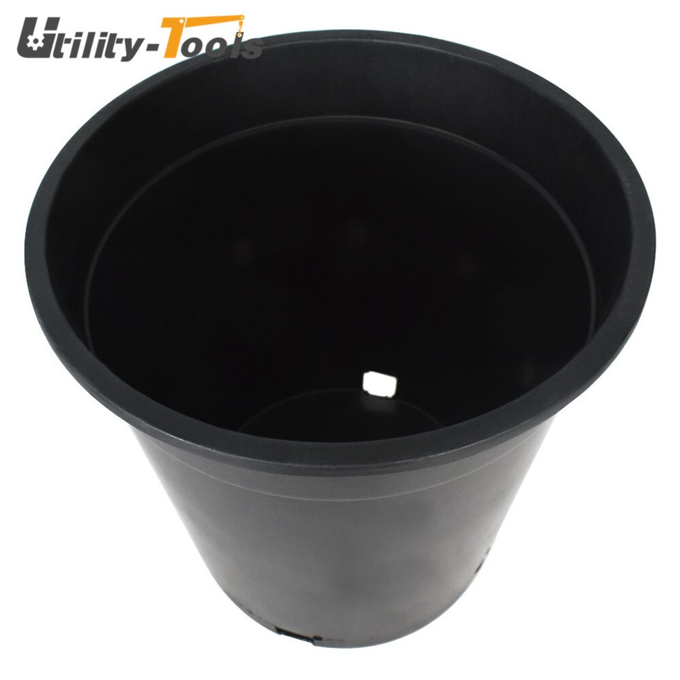 3.6gal Heavy Duty Premium Plastic Plant Nursery Pot Container Garden ...