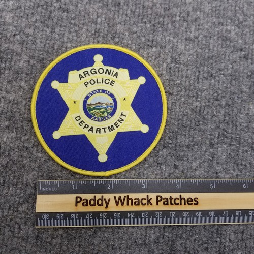 Argonia Kansas Police Patch V5 | eBay