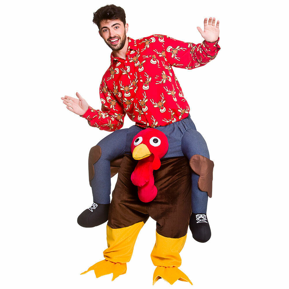 Adult Ride On Carry Me Turkey Bird Fancy Dress Stag Christmas Xmas ...