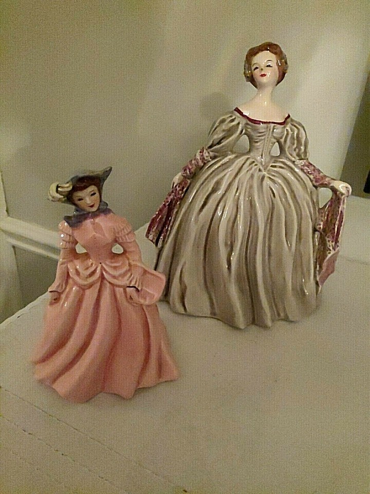 Florence Ceramics ADELINE Pasadena California Grey Violet Large 9" LADY ...