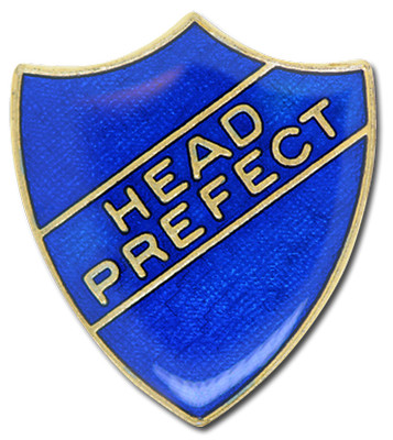 Head Prefect Pin Badge in Blue Enamel Shield | eBay UK