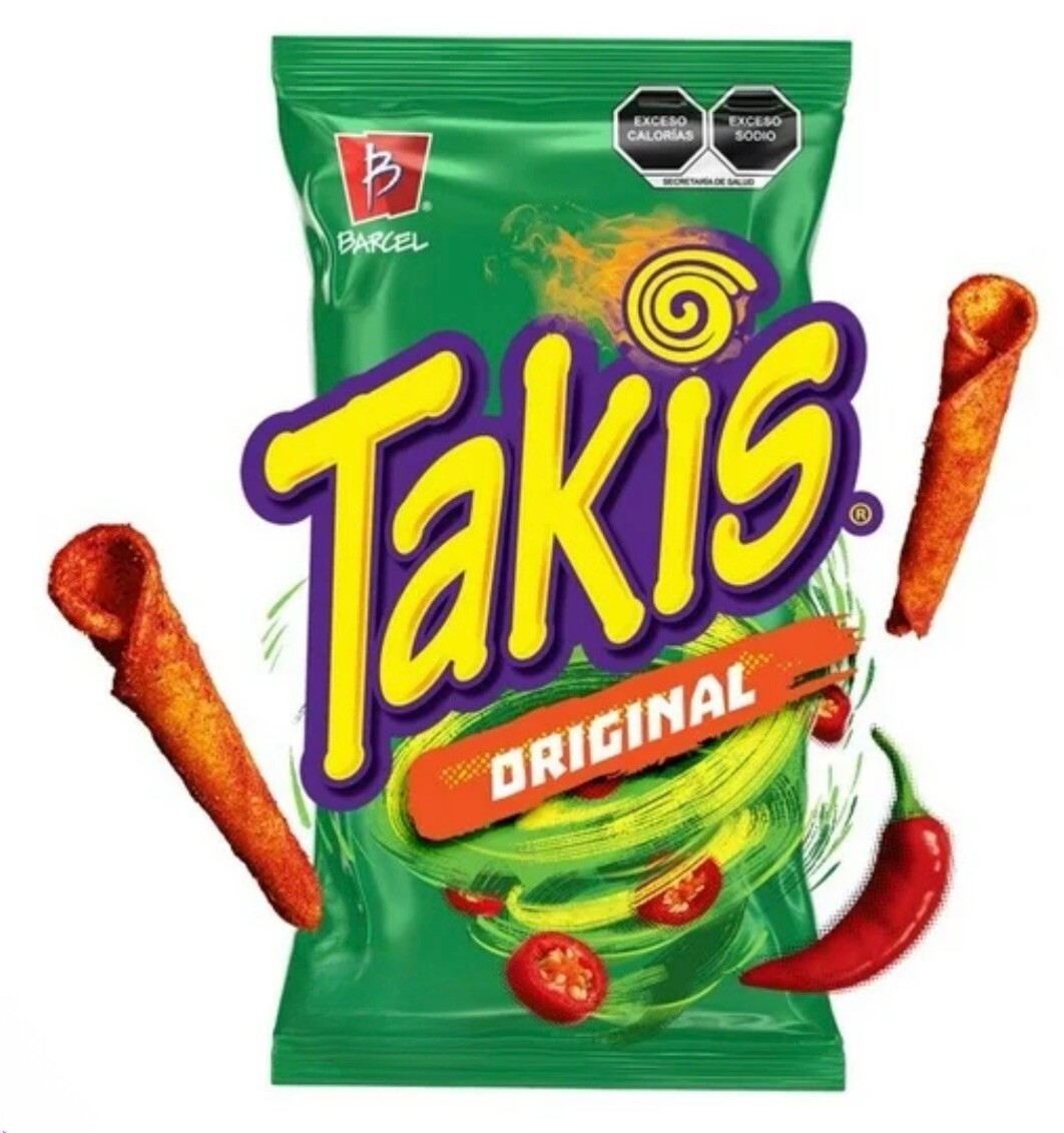 5X TAKIS ORIGINAL - BARCEL MEXICANAS (5 Paquetes de 56g c/u) | eBay